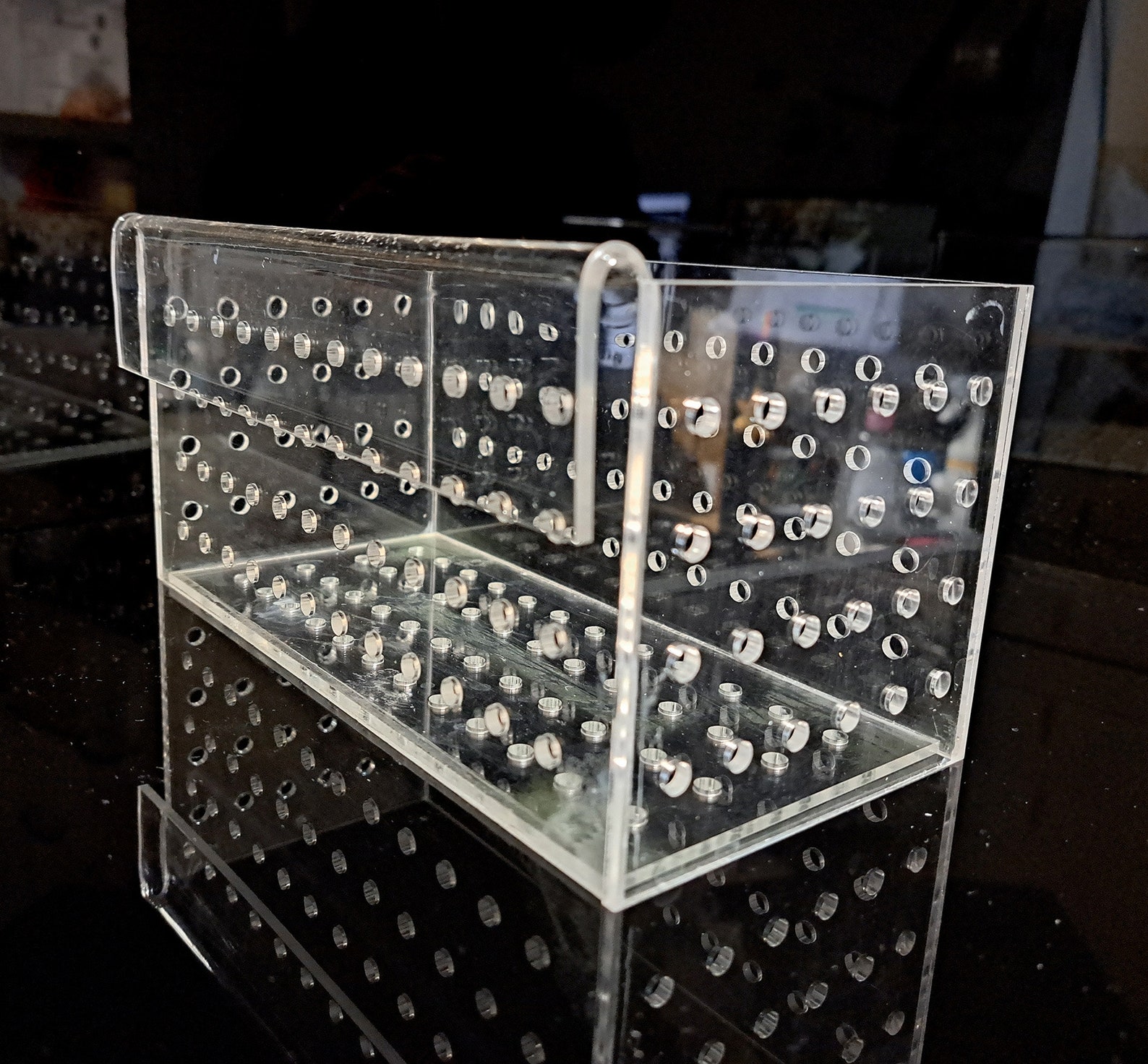 Acrylic Acclimation Tanks Isolation Breeding Box Aquarium Fish Tank ...