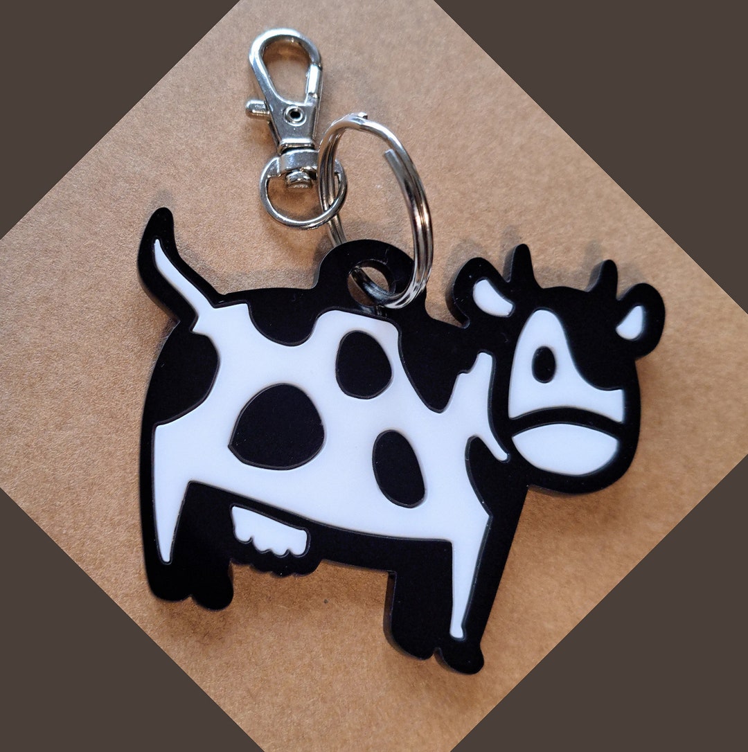 Friesian Cow Bag Tag. Friesian Cow Keyring. Cow Tags. Cow Keyrings ...