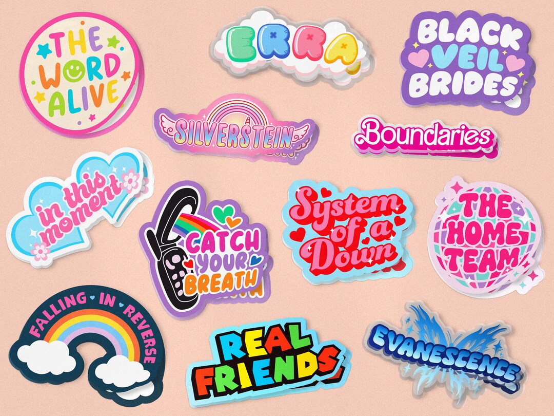 Baddie Bands 8 Stickers - Etsy