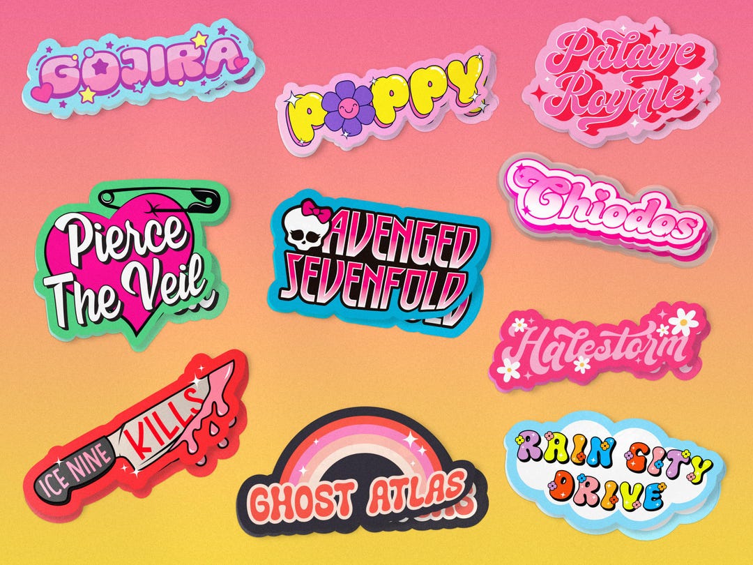 Baddie Bands 9 Stickers - Etsy
