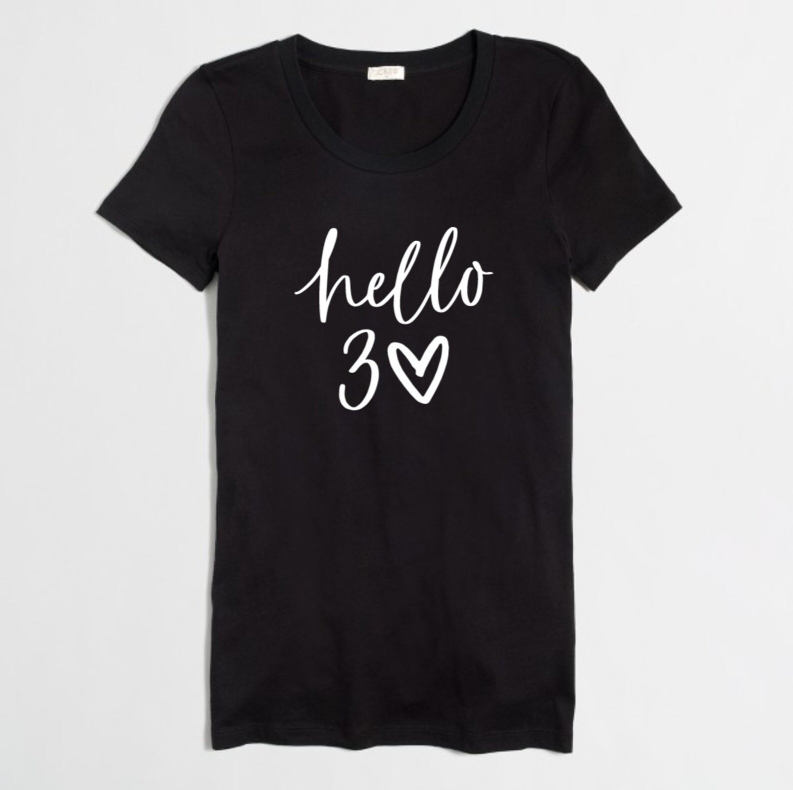 Iron-on Hello 30 Decal // Birthday Party - Etsy