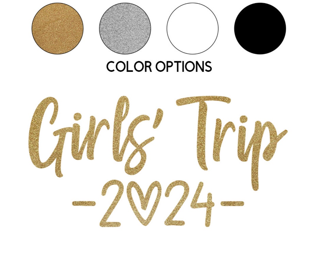 Girls' Trip 2024 Iron on Decal // Friendship // Girls Trip - Etsy