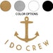 Iron-on I DO CREW Decal With Anchor // Wedding // Bachelorette - Etsy