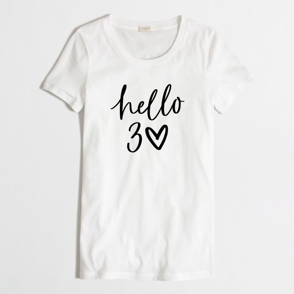 Iron-on Hello 30 Decal // Birthday Party - Etsy