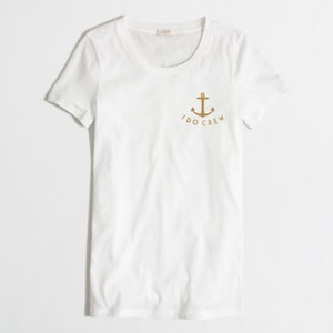 Iron-on I DO CREW Decal With Anchor // Wedding // Bachelorette - Etsy