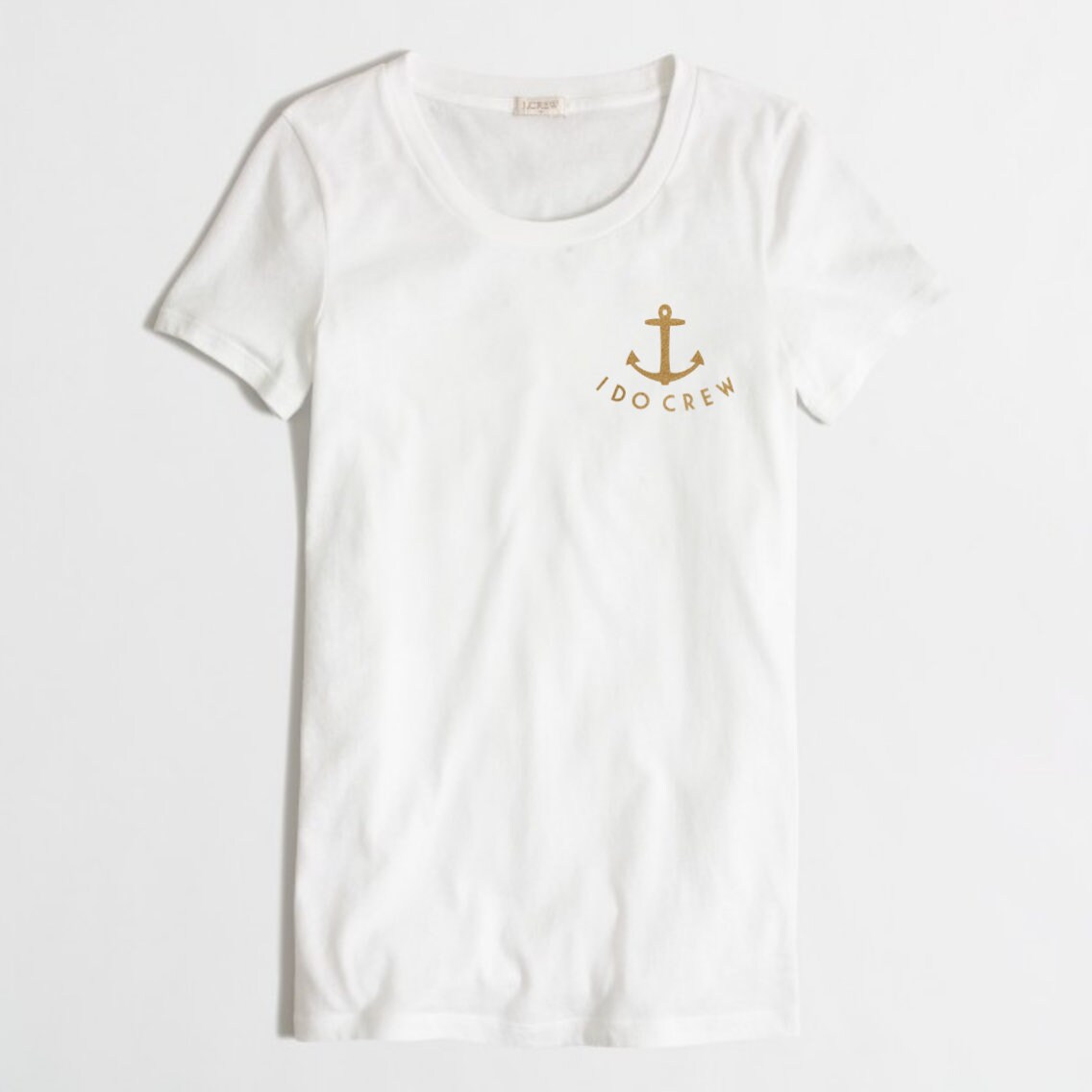 Iron-on I DO CREW Decal With Anchor // Wedding // Bachelorette | Etsy