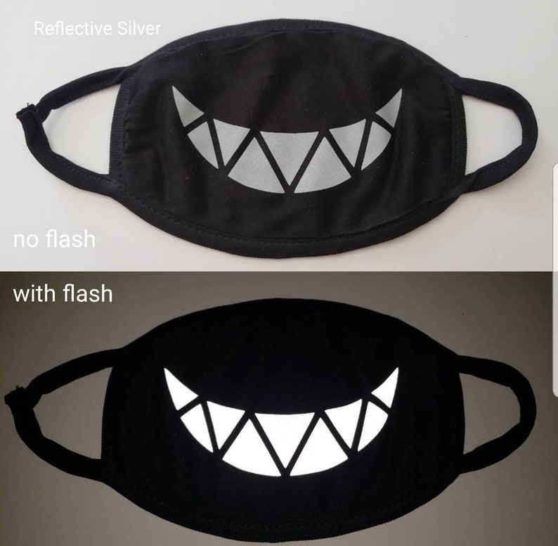 Toothy Grin Smile Mouth Mask | Etsy