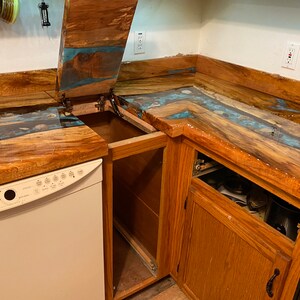 Countertop,resin River Countertop,custom Live Edge Countertop - Etsy Canada