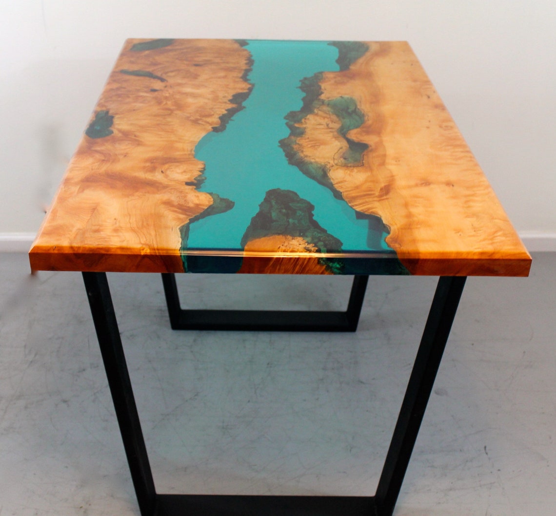 Big Leaf Maple Resin Coffee Tables | Etsy