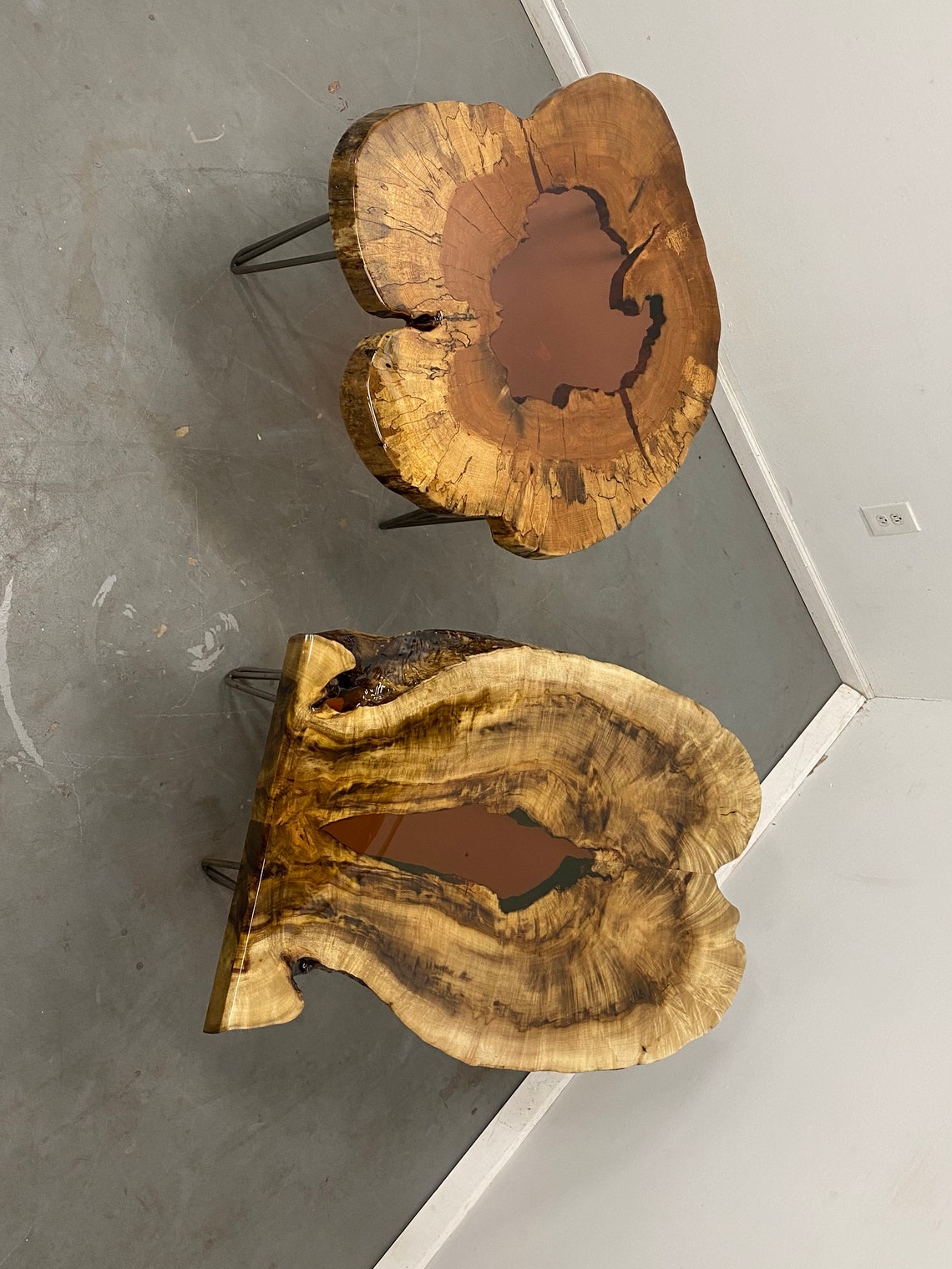 Beautiful Live Edge Small Coffee Table/end or Side Table Live - Etsy