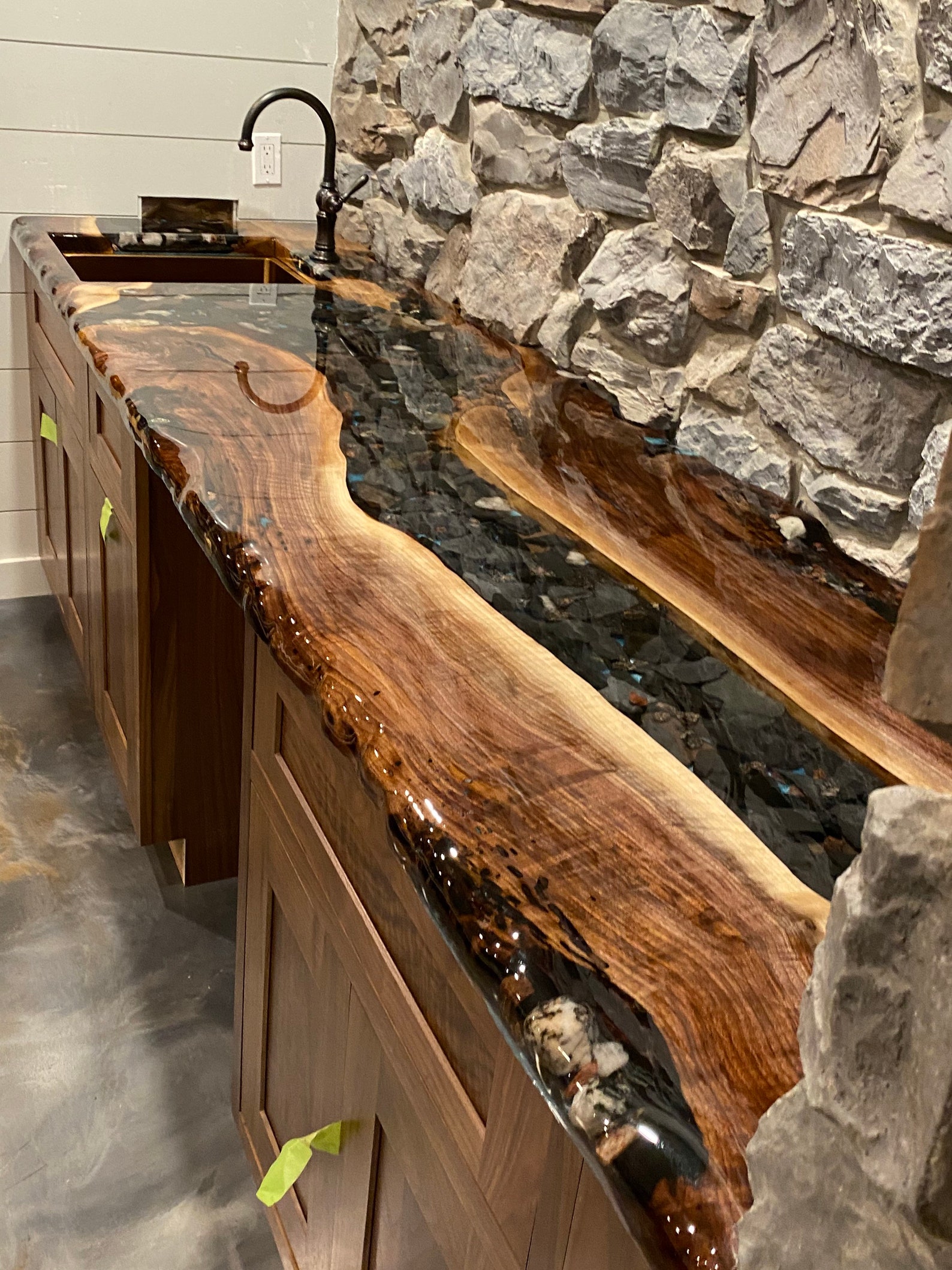 Resin River Countertop, Custom Countertop - Etsy
