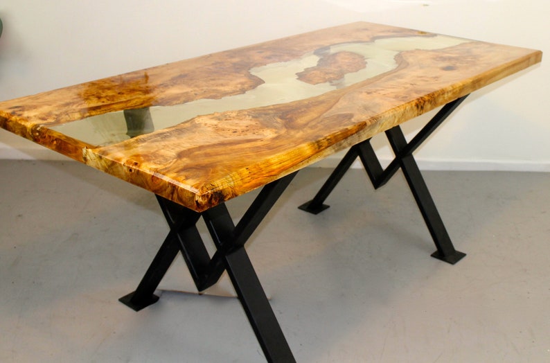 Resin River Dining Table - Etsy