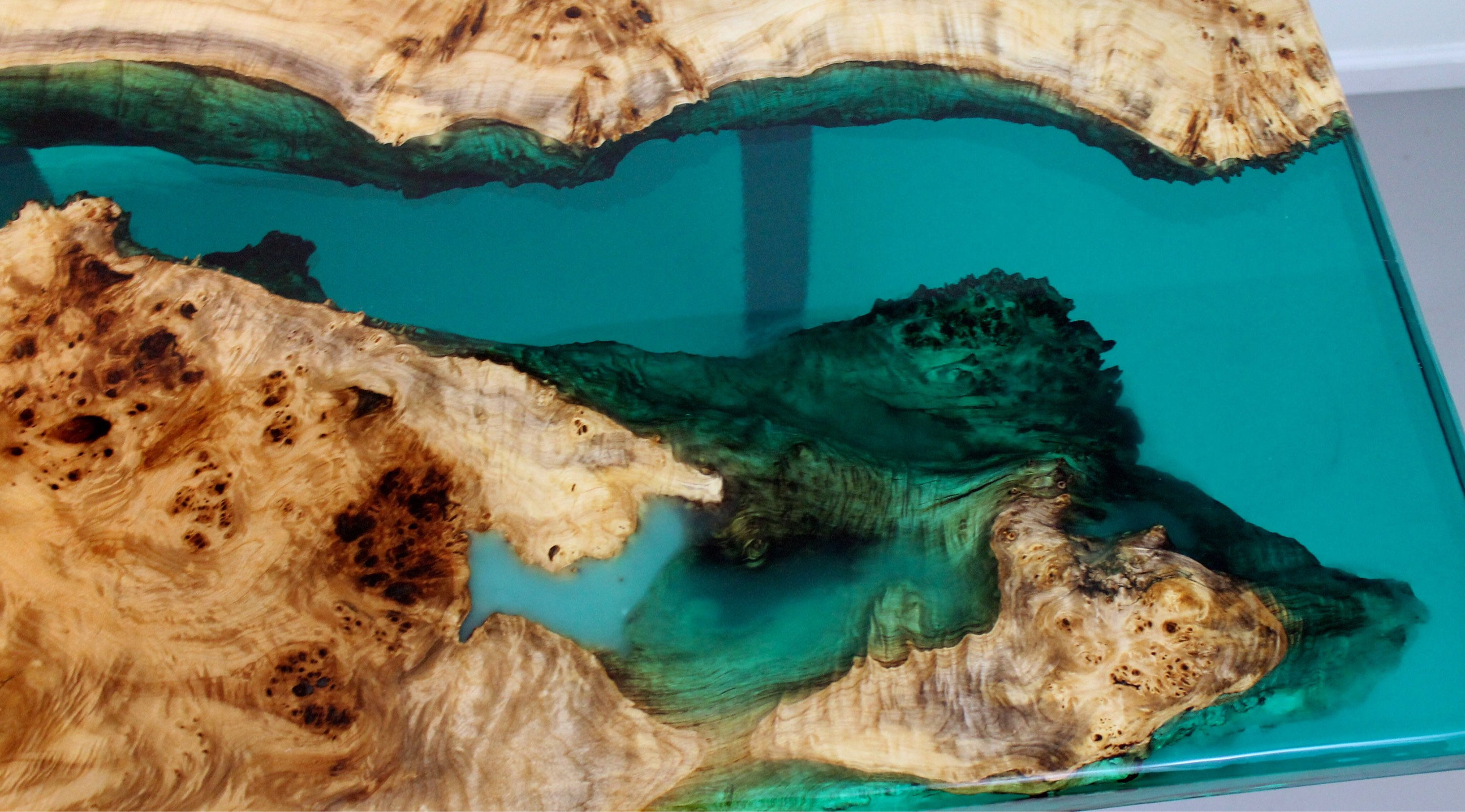 Resin River Dining Table - Etsy