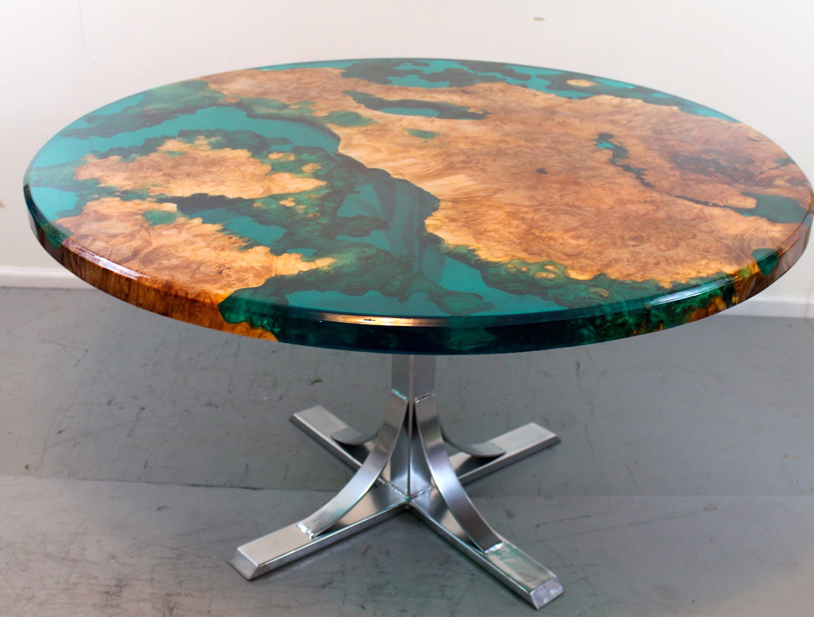 Round Resin River Table - Etsy
