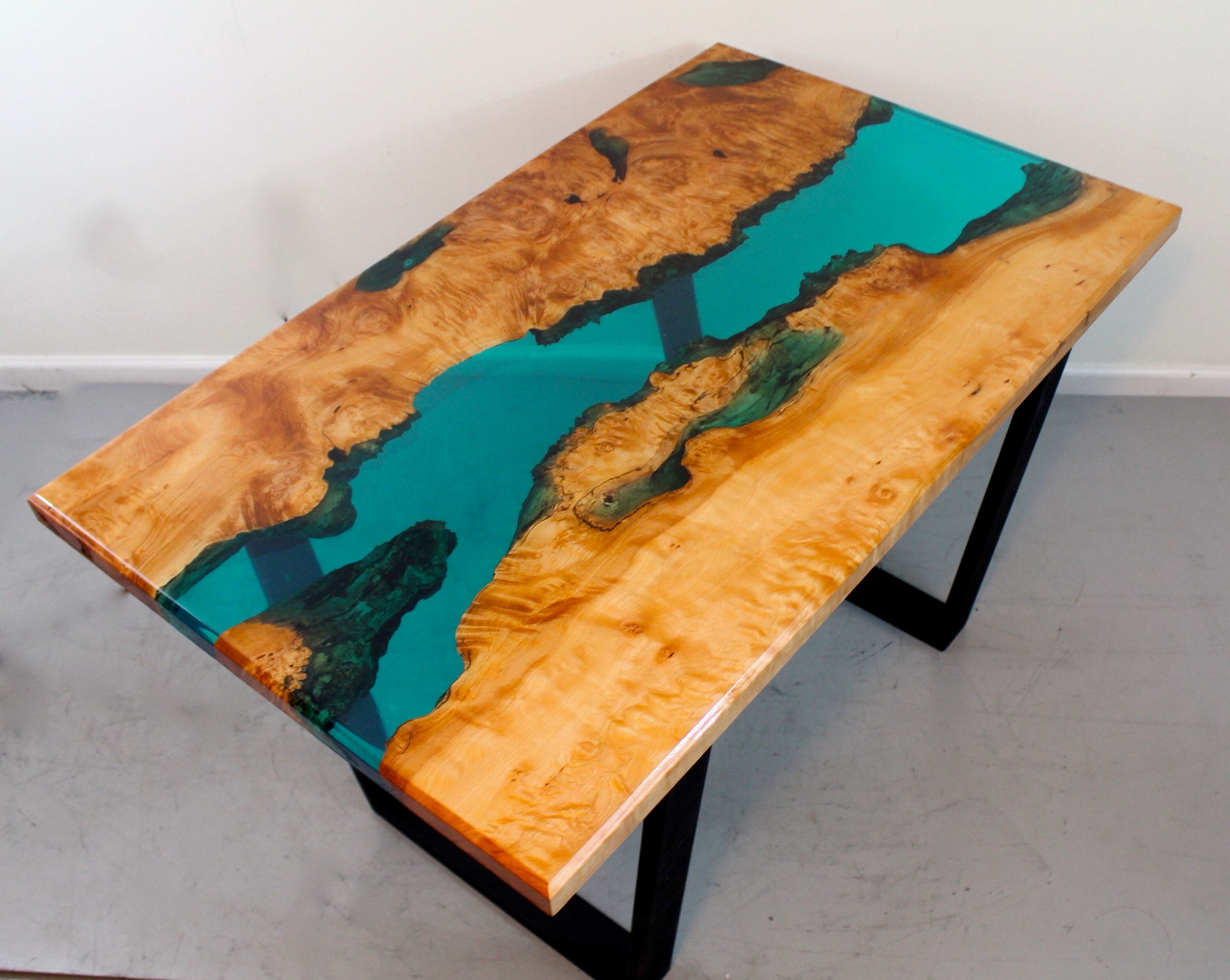 Big Leaf Maple Resin Coffee Tables | Etsy