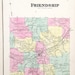 Antique 1869 Friendship New York Map From D.G. Beers Atlas of - Etsy