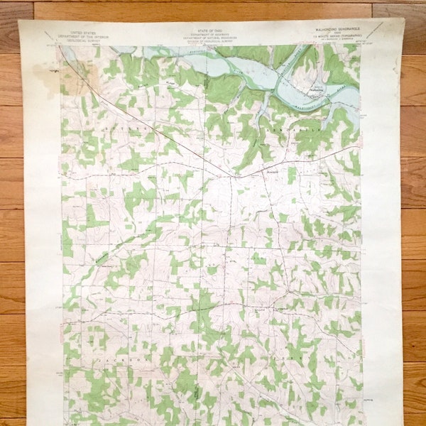 Antique Jackson County Map - Etsy