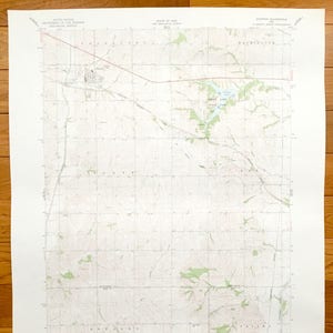 Antique Stanton, Iowa 1978 US Geological Survey Topographic Map ...