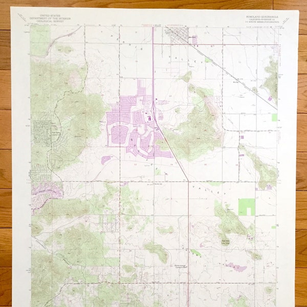 Riverside County Map - Etsy