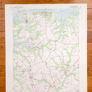Antique Betterton, Maryland 1948 US Geological Survey Map - Kent County ...