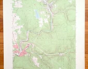 Johnsonburg Pa Map - Etsy