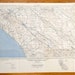 Antique Santa Ana, California 1955 US Geological Survey Topographic Map ...
