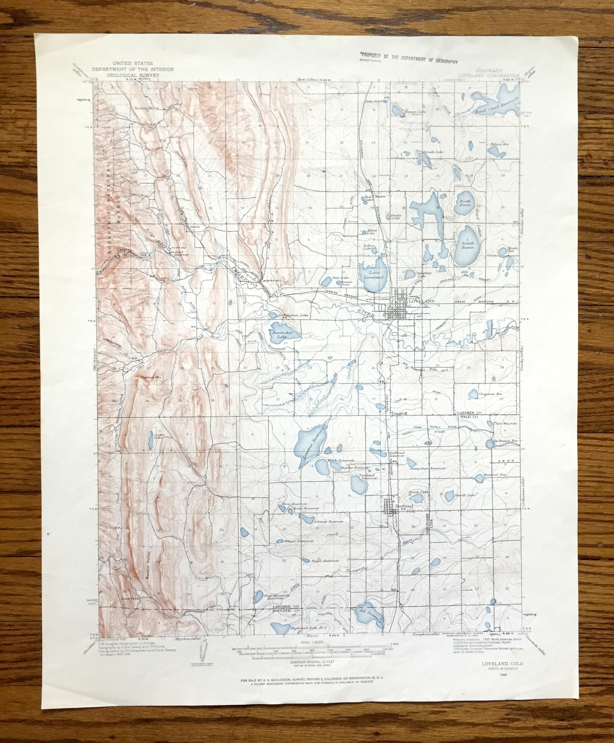Loveland Colorado Us Map