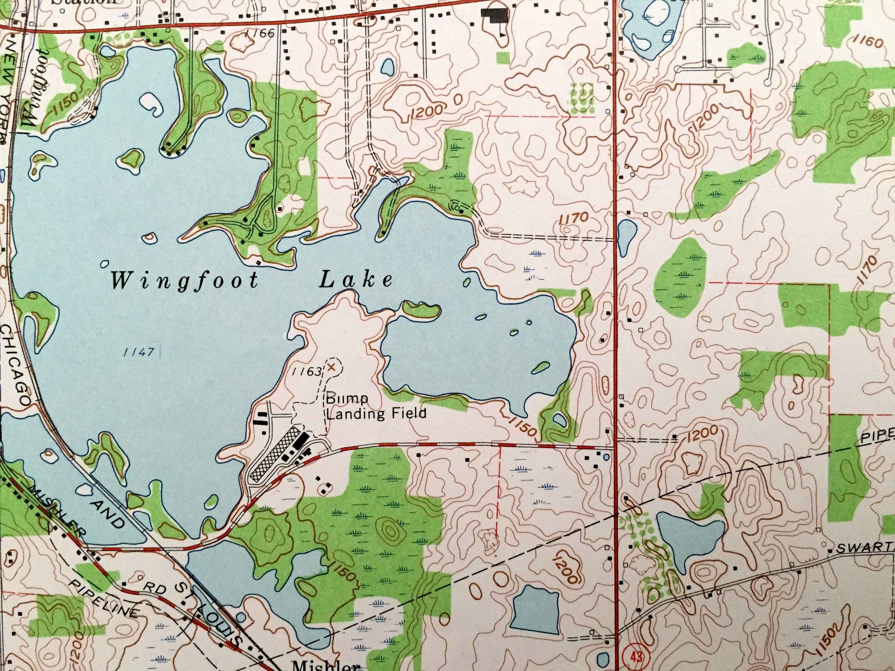 Antique Suffield Ohio 1960 US Geological Survey Topographic - Etsy UK