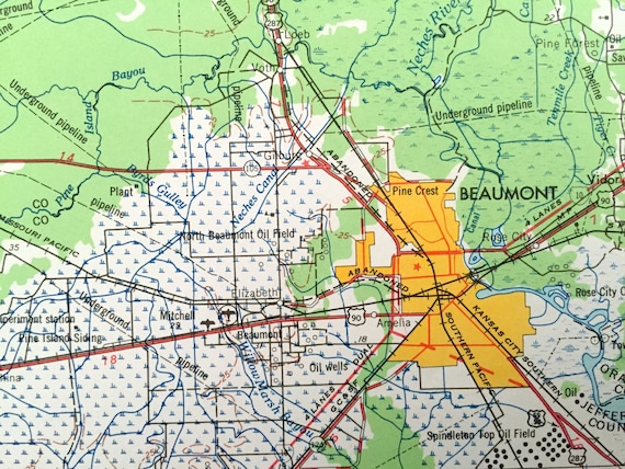 1950 Map Of Beaumont Tx Today, We're Diving Into The Incredible