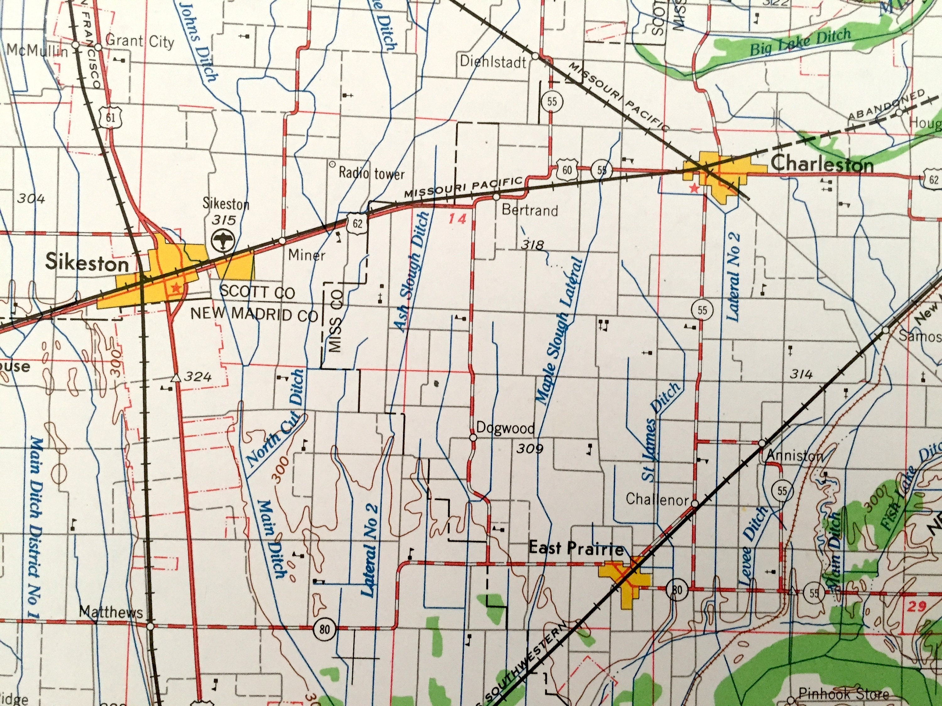 Antique Dyersburg Tennessee 1960 US Geological Survey - Etsy UK