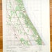Antique Michigantown, Indiana 1959 US Geological Survey Topographic Map ...