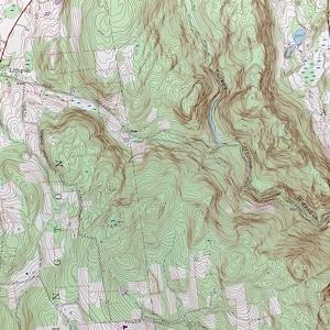 Antique Amenia, New York 1958 US Geological Survey Topographic Map ...