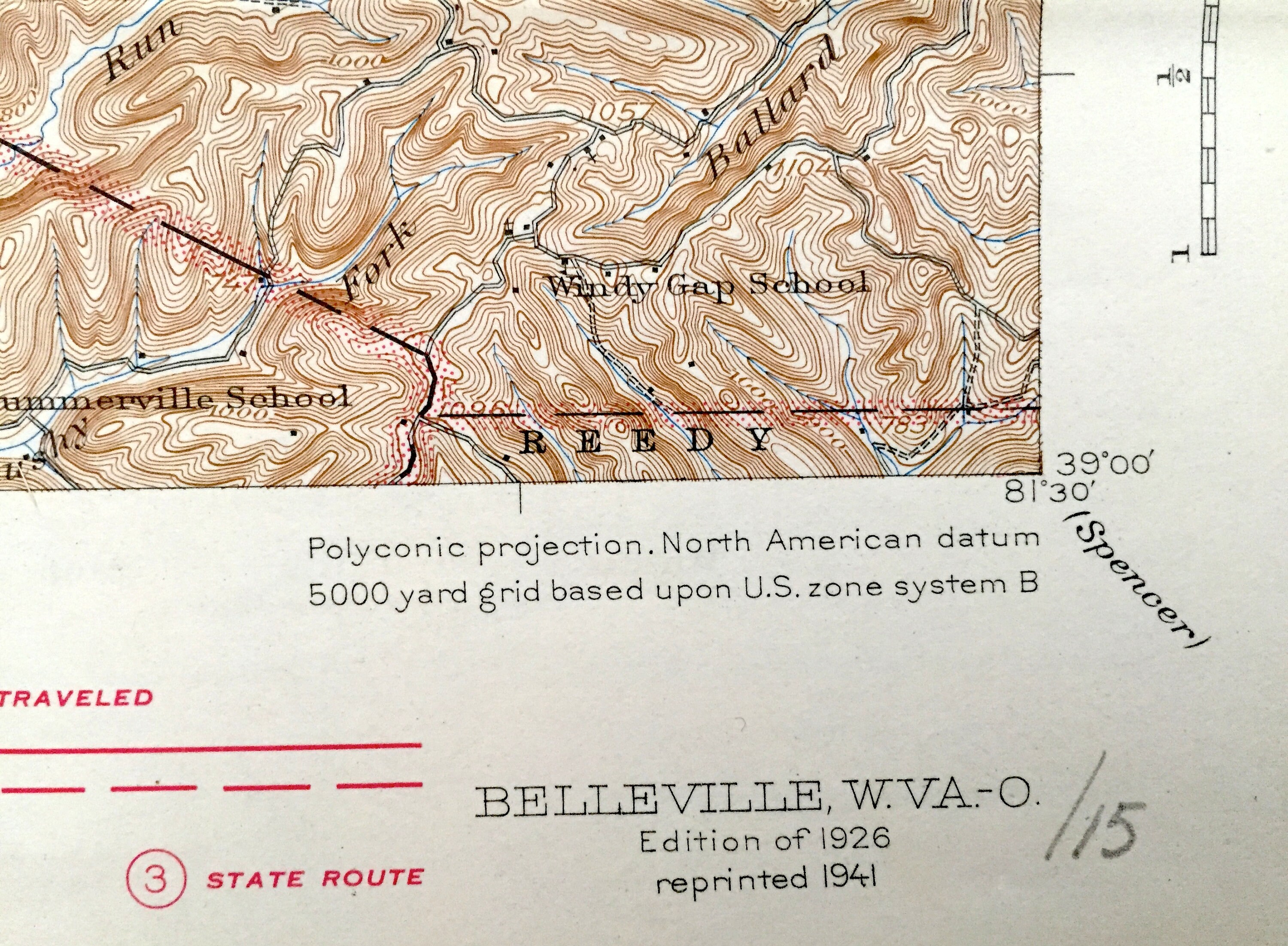 Antique Belleville West Virginia 1926 US Geological Survey - Etsy Denmark