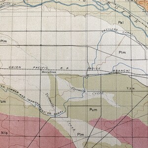 Antique Boise, Idaho 1898 US Geological Survey Topographic Map – Sweet ...