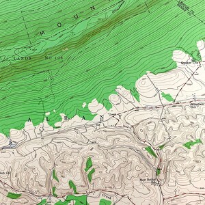 Antique New Ringgold, Pennsylvania 1956 US Geological Survey ...