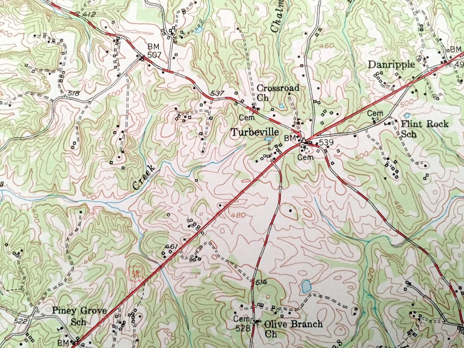 Antique Milton North Carolina 1956 US Geological Survey - Etsy