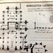 Antique 1906 Worcester Cathedral Architectural Plan From Baedekers ...