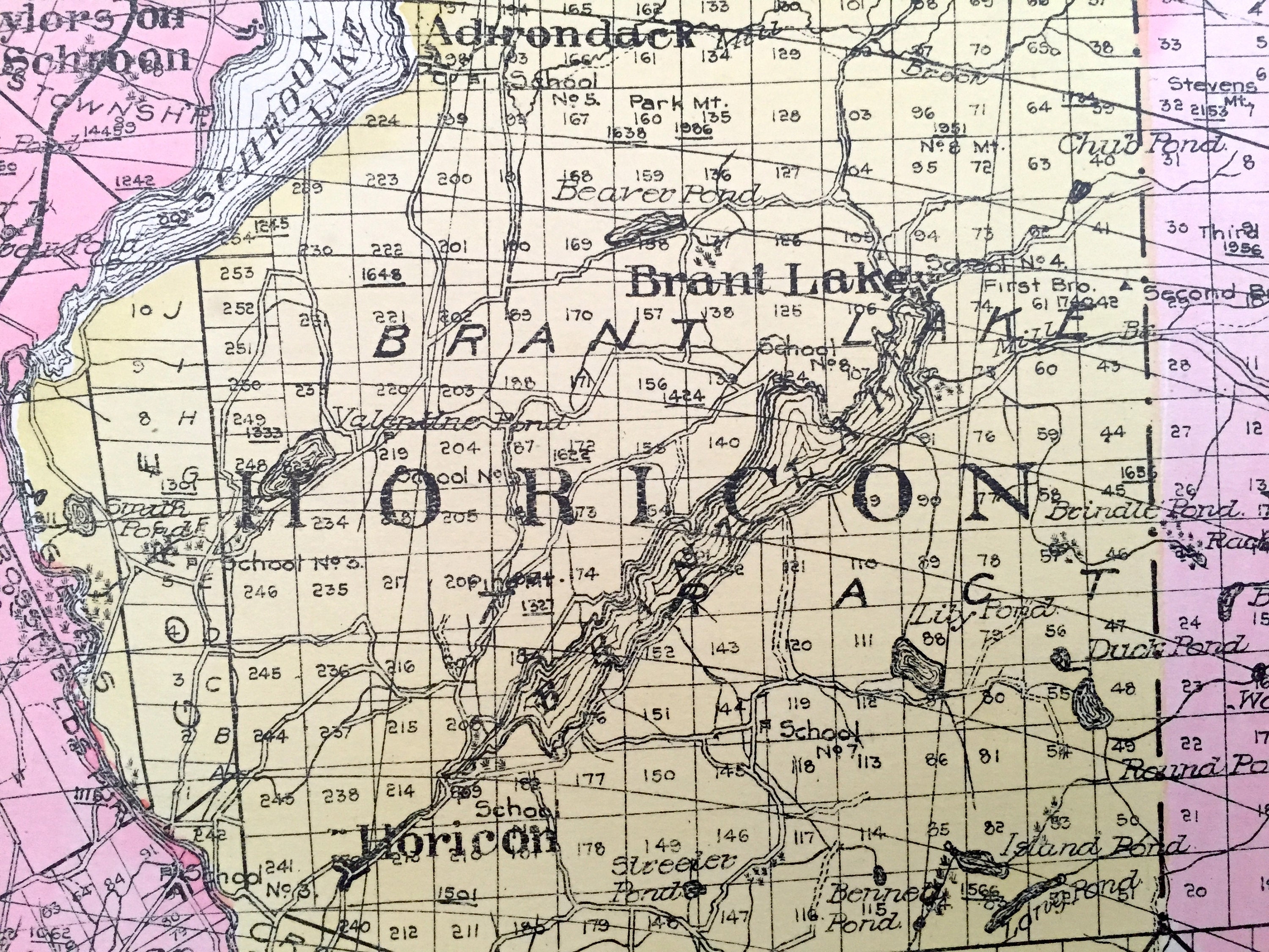 Antique Warren County New York 1912 New Century Atlas Map | Etsy