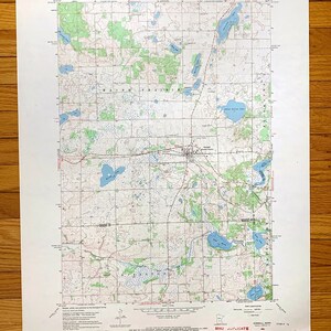 Antique Kimball, Minnesota 1967 US Geological Survey Topographic Map ...