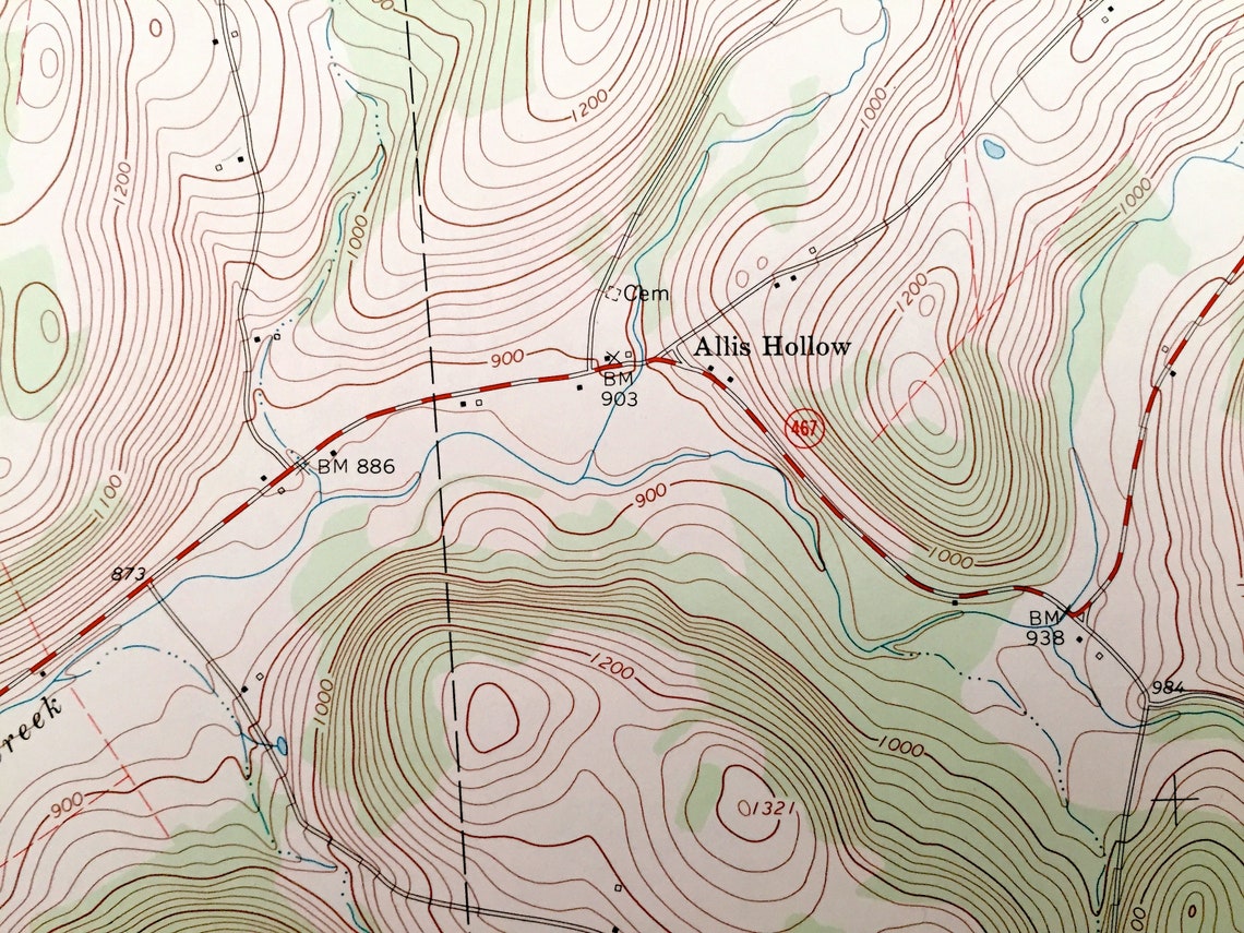 Antique Rome Pennsylvania 1967 US Geological Survey | Etsy