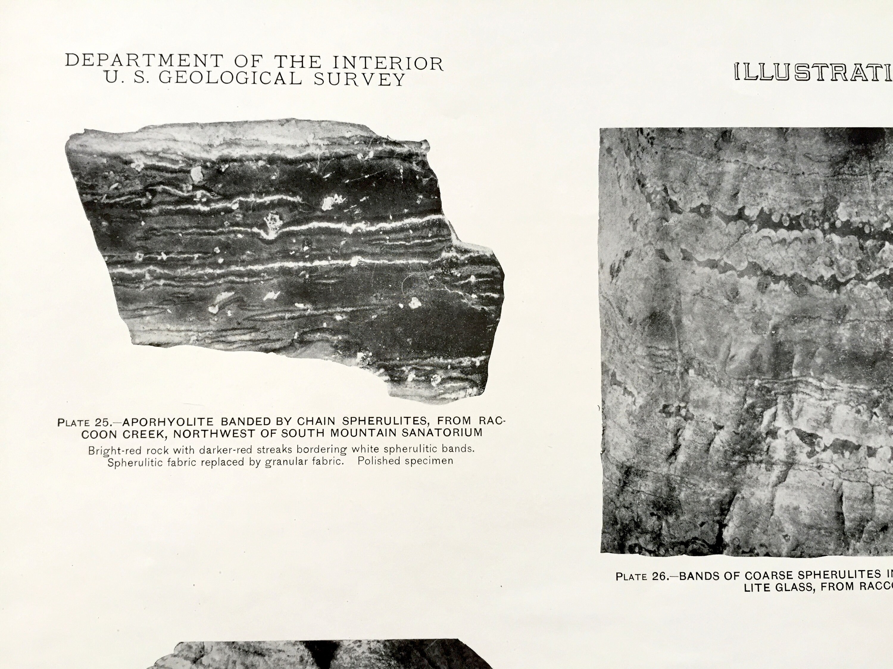 Antique 1909 Gettysburg-Fairfield, Pennsylvania Rock Formation ...