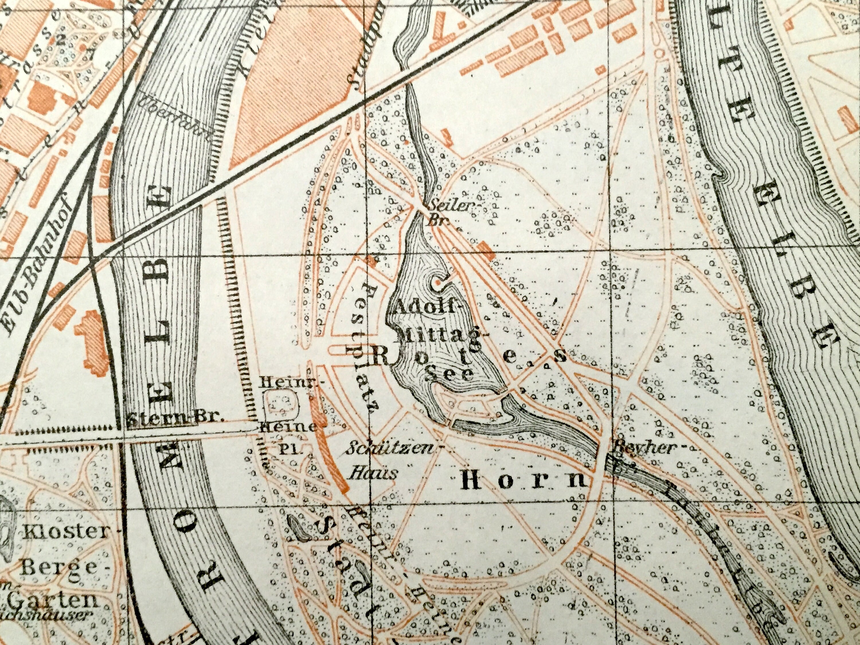Antique 1925 Magdeburg Germany Map from Baedekers Guide Atlas | Etsy