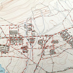Antique Indiantown Gap, Pennsylvania 1947 US Geological Survey ...