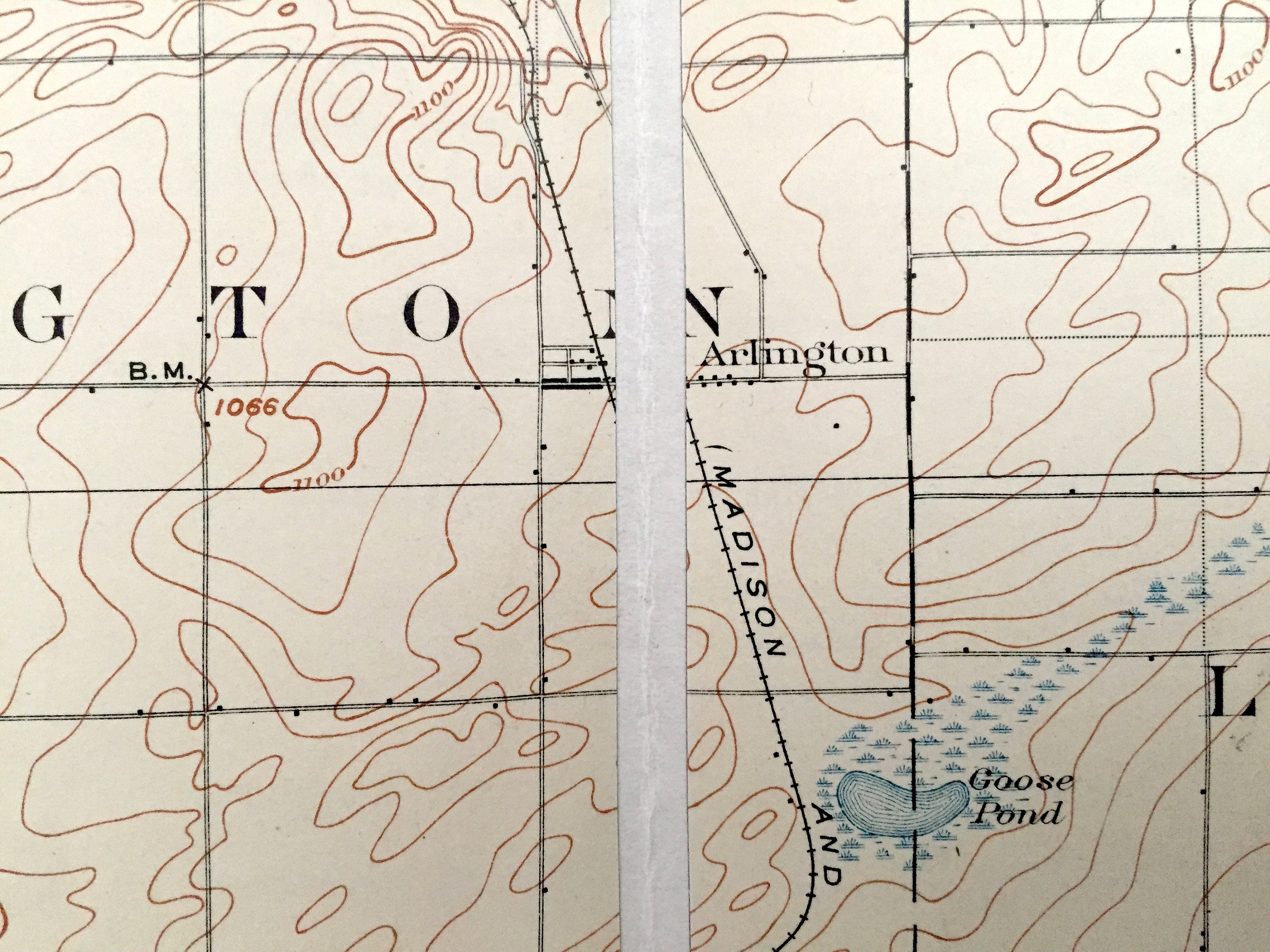 Antique Poynette Wisconsin 1901 US Geological Survey | Etsy