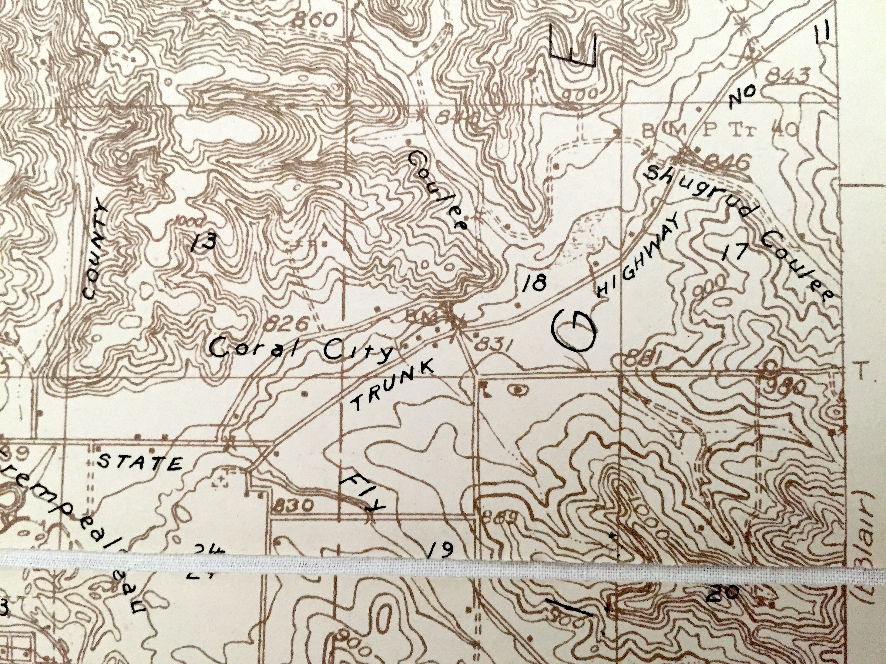 Antique Whitehall Wisconsin 1925 US Geological Survey | Etsy