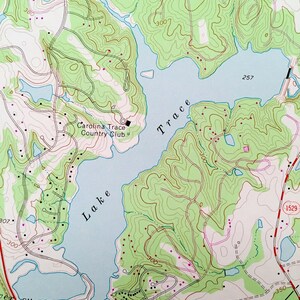 Antique Broadway, North Carolina 1977 US Geological Survey Topographic ...