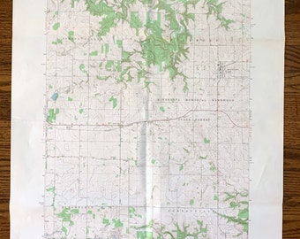 Minnesota Antique Map - Etsy