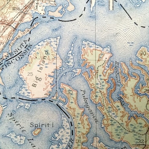 Antique Superior, Wisconsin 1892 US Geological Survey Topographic Map ...