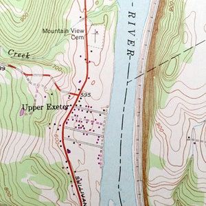 Antique Ransom, Pennsylvania 1946 US Geological Survey Topographic Map ...