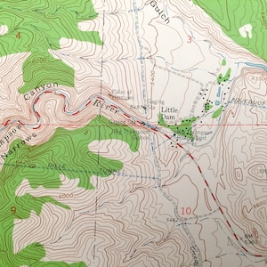 Antique Masonville, Colorado 1962 US Geological Survey Topographic Map ...